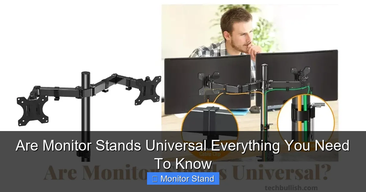 Are Monitor Stands Universal Everything You Need To Know