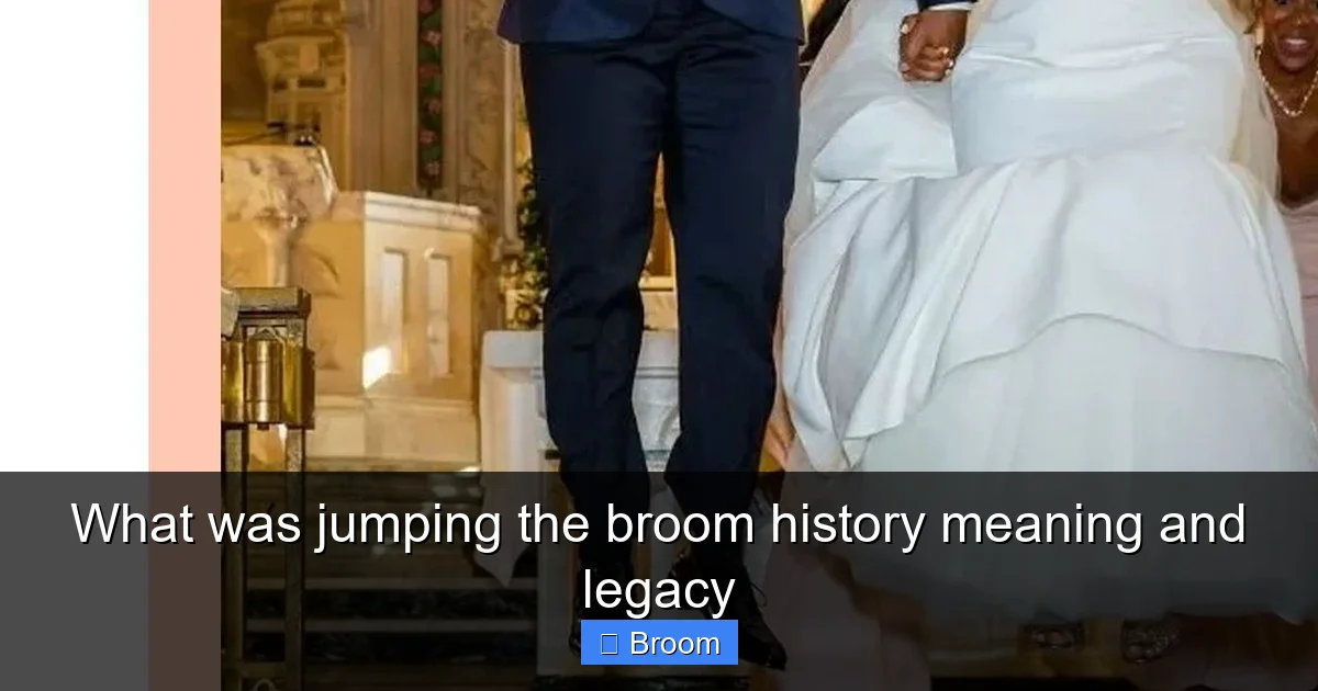What was jumping the broom history meaning and legacy